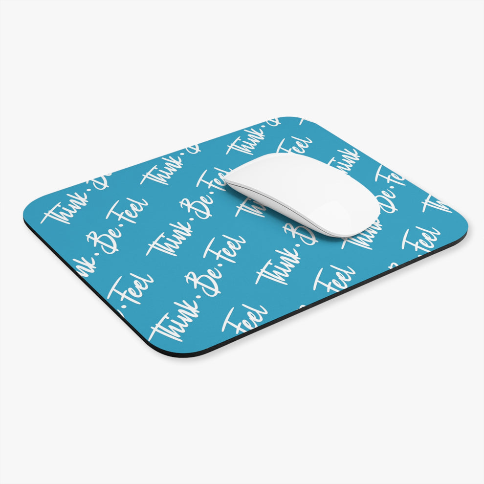 Think Be Feel Original Blue Mouse Pad (Rectangle)